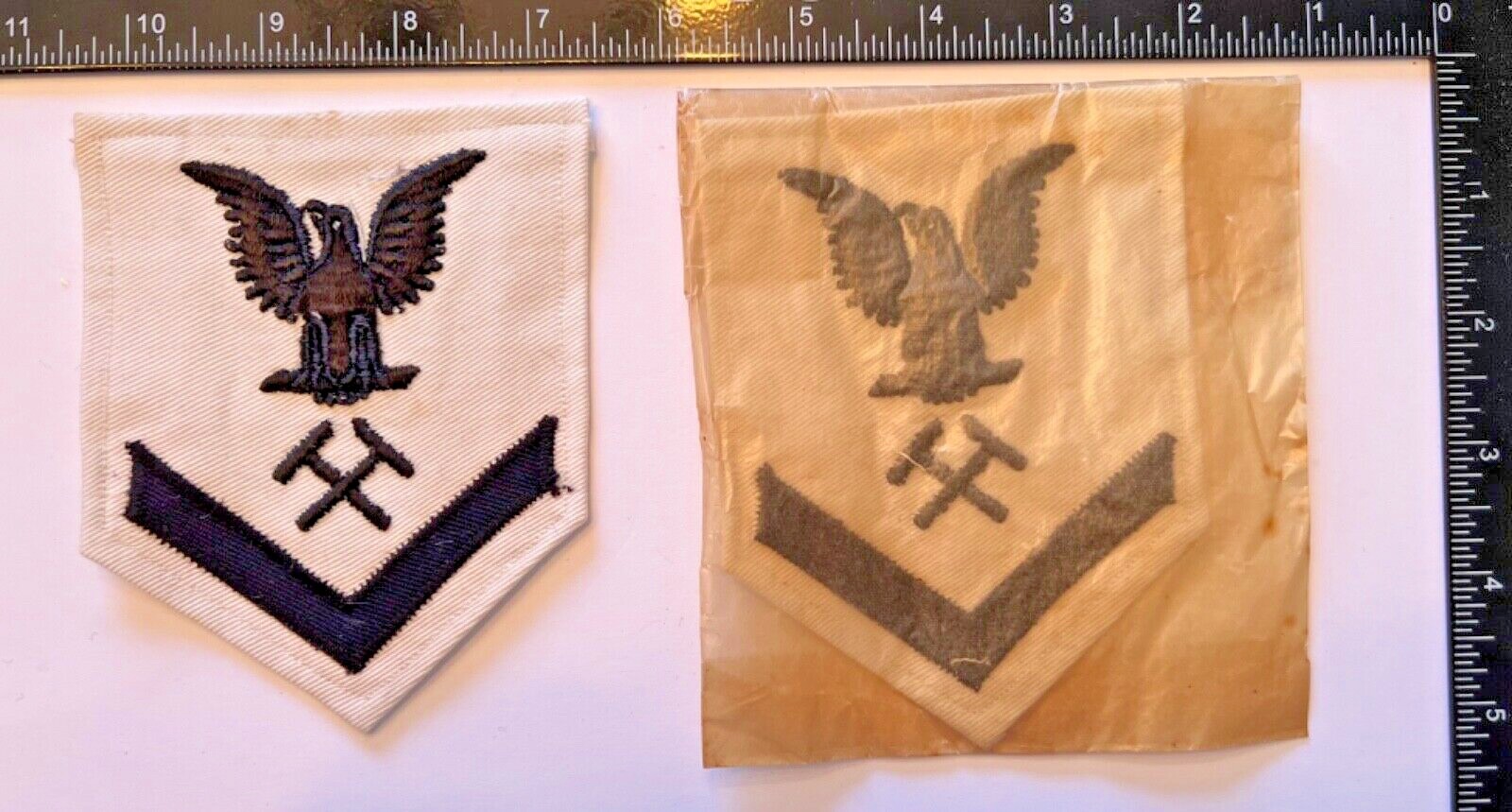 WWII USN Shipfitter Petty Officer 3rd Class Summer Rate Patch In ...