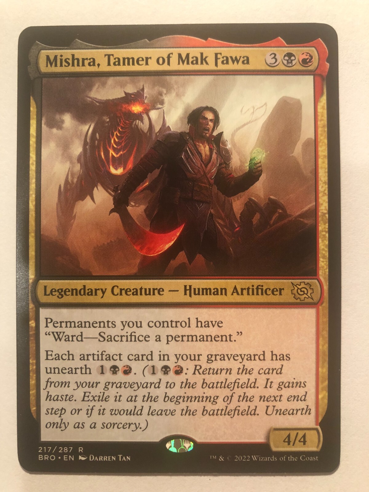 1x Mishra, Tamer of Mak Fawa *** MTG The Brothers' War NM | eBay Australia