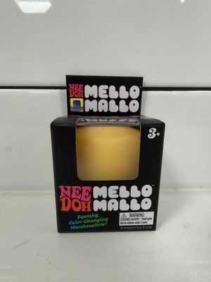 NeeDoh Mello Mallo Yellow Color Changing Squishy Stress Toy Fidget Nee ...
