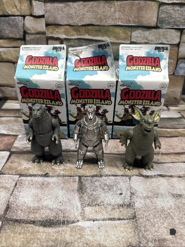 Godzilla Monster Island Super 7 Lot Of 3 Kaiju Blind Box | eBay