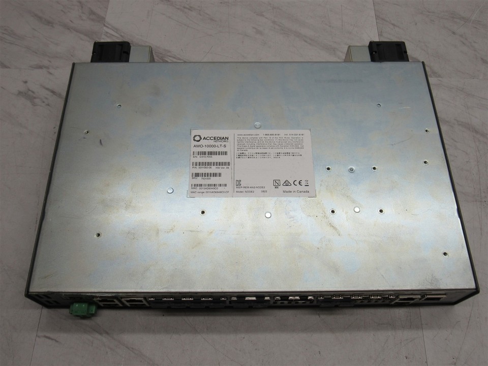 ACCEDIAN AMO-10000-LT-S NODE2 LT-S 4X1G 2X10G SFP Network Element | eBay