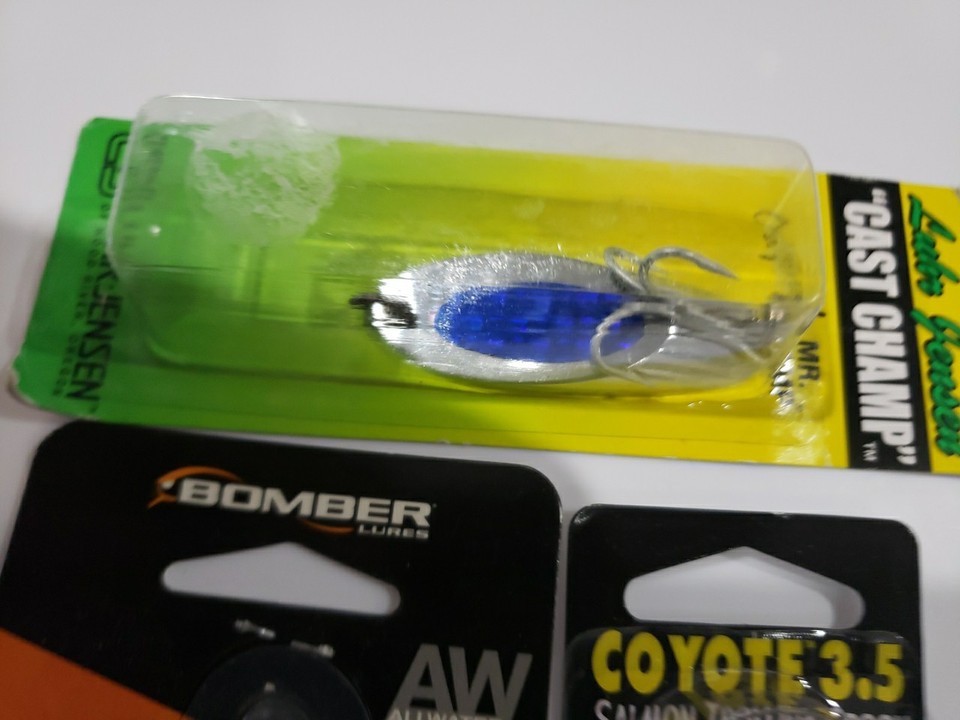 Lot of 3- Bomber Jigging Spoons Luhr-Jensen Bass Metal Lure Freshwater ...