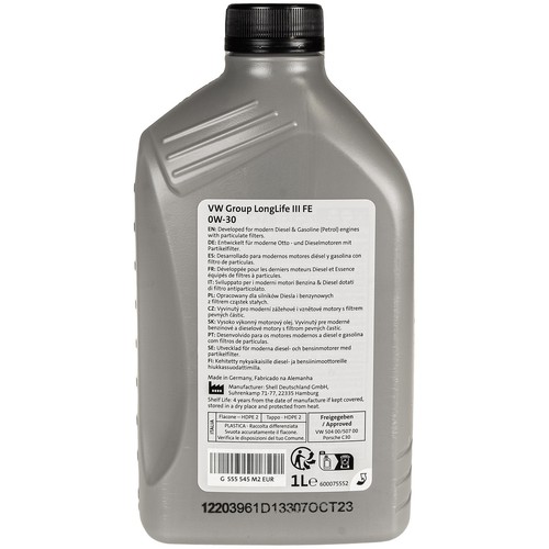 Febi BILSTEIN Controllo Set 8L VW 0W30 Longlife III per Audi Q7 4LB 3.0 ...