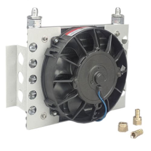 Hughes Performance HP8255 Transmission Oil Cooler & Fan Assembly ...