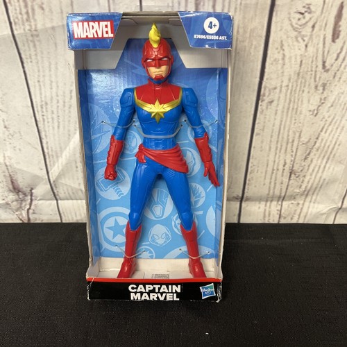 Marvel CAPTAIN MARVEL 9" Action Figure 2019 Hasbro Mohawk Helmet New In ...