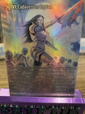 Kryptik TCG Sylvi 46/112 Foil Lore Card (Limited) Patreon | eBay