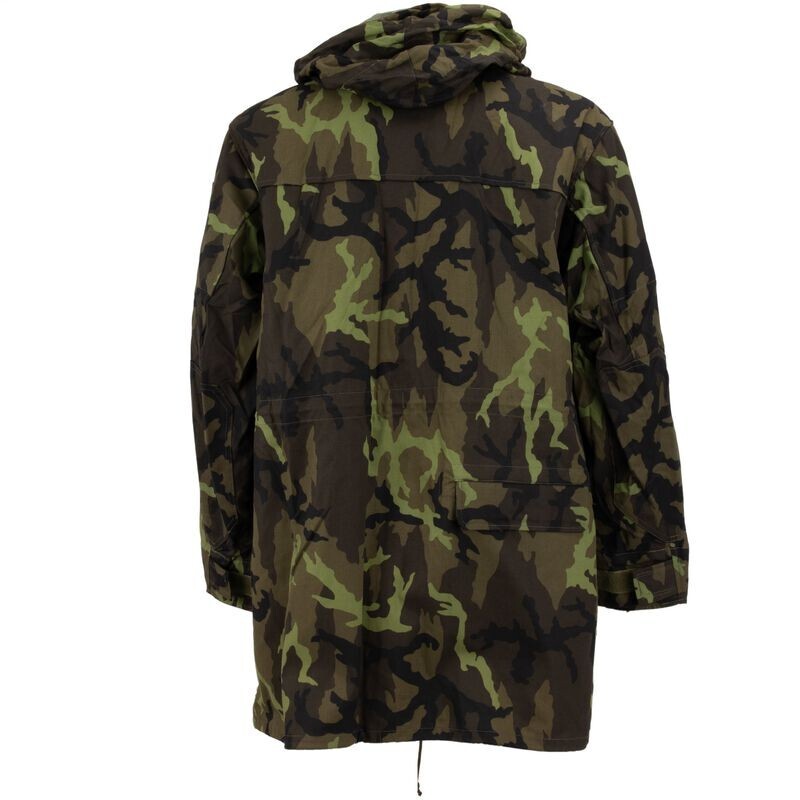 Czech Military M95 Camo Field Parka w/liner, XL, Grade 1 cd., free U.S ...