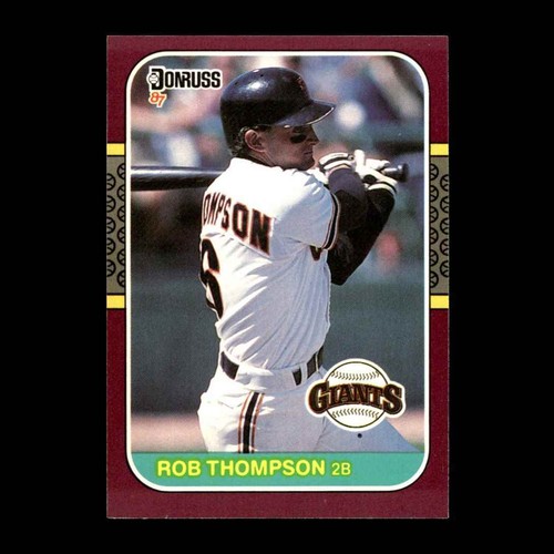 Rob Thompson 1987 Donruss Opening Day Rookie San Francisco Giants #101 ...