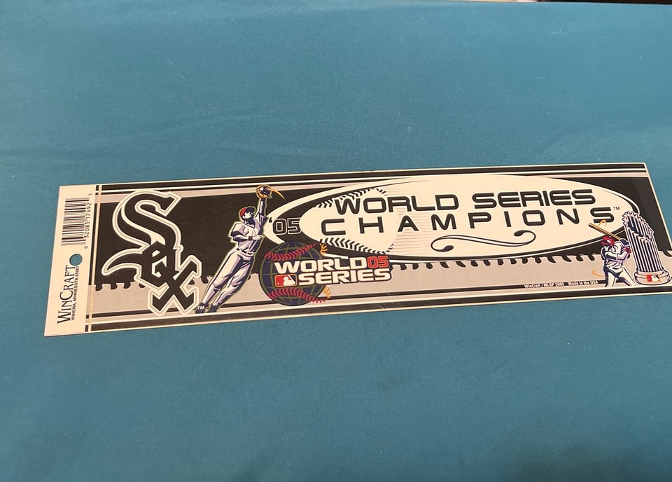 Chicago White Sox VINTAGE 2005 World Series Champions Bumper Sticker ...