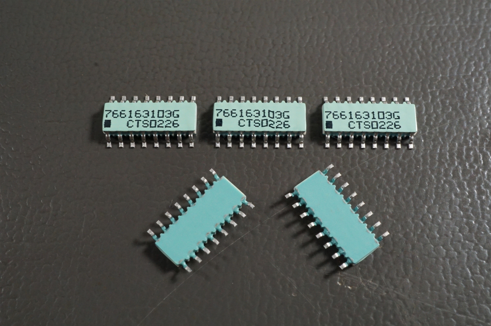 Lot of 5 766163103GP CTS Comp Resistor Network 8 Elmt 10K Ohm 2% 1.28W ...