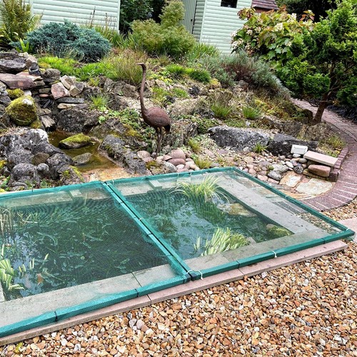 25mm Ø Pond Cover Net Frame Protection Predator Butterfly Bird Netting ...