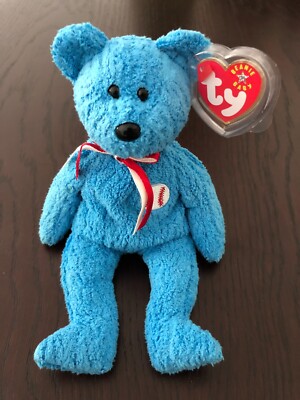 WOW Ty Beanie Baby: Addison der Baseball-Teddy | eBay.de