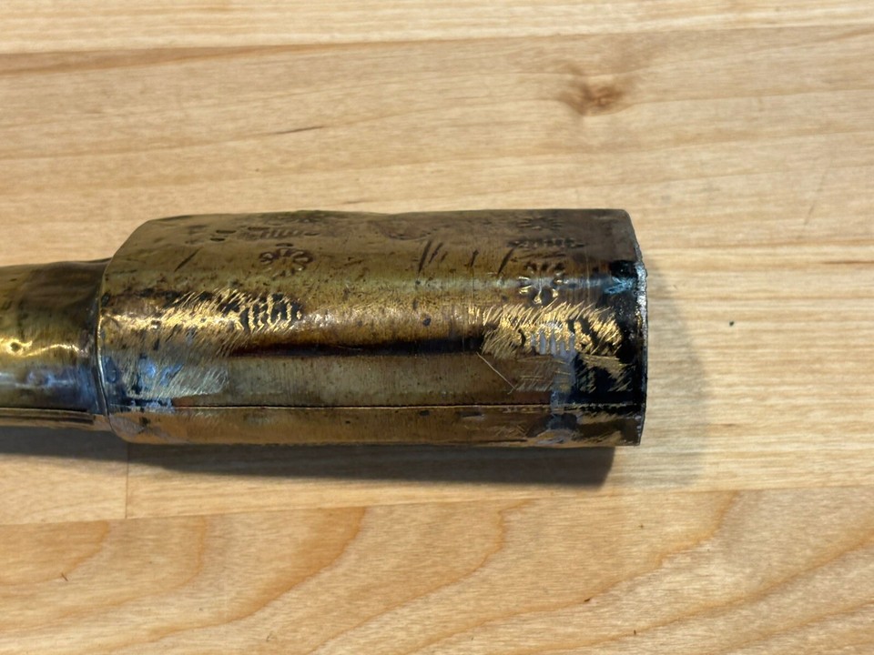 Antique Islamic Middle Eastern Knife Straight Blade Short Sword Dagger ...