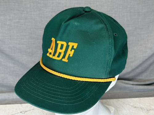 ABF Freight Truckers Snapback Hat Yellow Cord Vintage Ballcap Costa ...