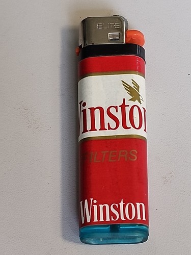 Vintage WINSTON Cigarette Lighter Red Elite 1990’s | eBay