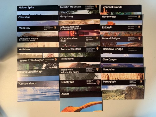 National Park Service - Unigrid Brochures Maps Pamphlets - Lot of 25 ...