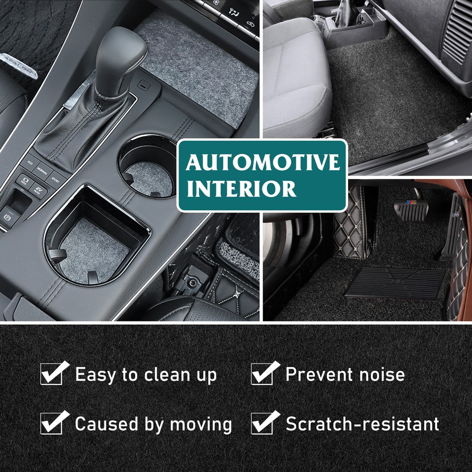 Automotive Carpet underlay Padding Mid Gray 40" wide 80" Length (free ...