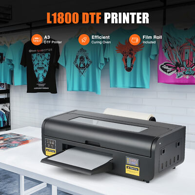 CREWORKS A3 DTF Printer XP600 Transfer Printing Machine with White Ink ...