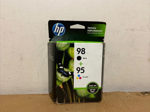 Genuine hp CB327FN (hp 98 Black & 95 Tricolor ) Ink Combo Pack Expired ...