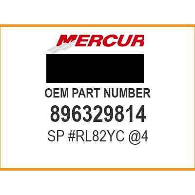 Mercury SP #RL82YC @4 896329814 OEM NEW | eBay
