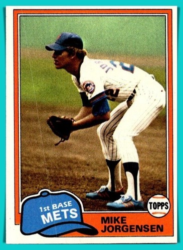 1981 Topps Baseball #698 Mike Jorgensen Mets | eBay