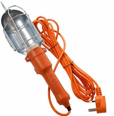 Blackspur Mains Inspection Lamp DIY Hanging Hook Portable work light ...