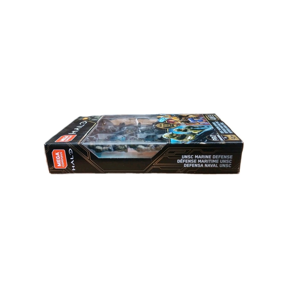 HALO Mega Bloks Construx GFT67 UNSC Marine Defense 4 Figure Battle Pack ...