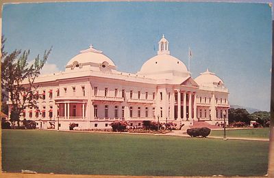Vintage Postcard PORT-AU-PRINCE HAITI National Palace West Indies ...