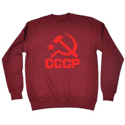 Cccp RED LOGO - Mens Womens Novelty Clothing Funny Sweatshirts Jumper ...