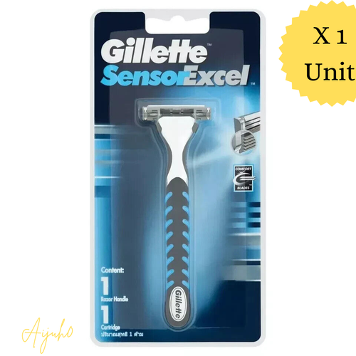 Gillette Sensor Excel Razor Handle + 1 Cartridge - HOLDS WOMENS AND ...