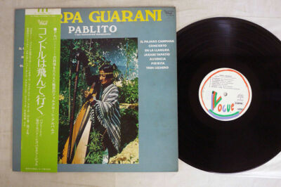 Pablito Y Sus Trovadores Paraguayos ‎ Harpa Guarani Vogue YX 8022 Japan ...