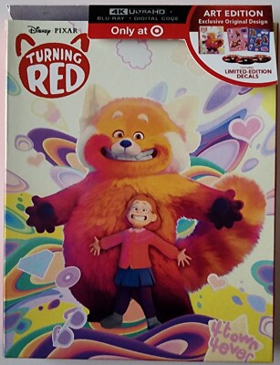 DISNEY PIXAR TURNING RED 4K ULTRA HD BLU RAY 3 DISC SET TARGET ...