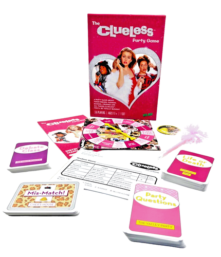 The Clueless Movie Party Card Game Complete Exclusive Pink Pen Complete ...