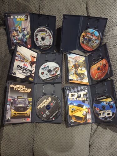 Lot Of 6 PS2 Racing Driving Games Sony Playstation 2 tested, 5 of them ...