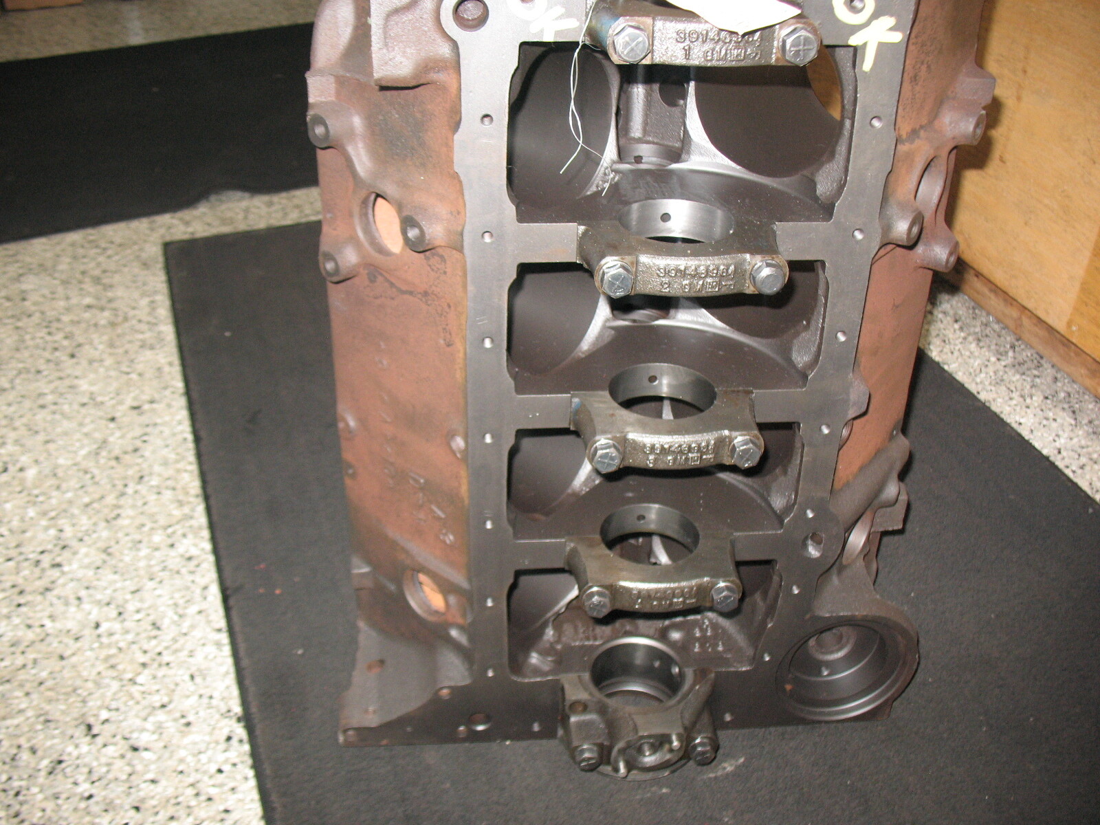 1969 327 350 SMALLBLOCK CHEVROLET 327 BLOCK 3956618 DATE 9 A 10 302DZ ...