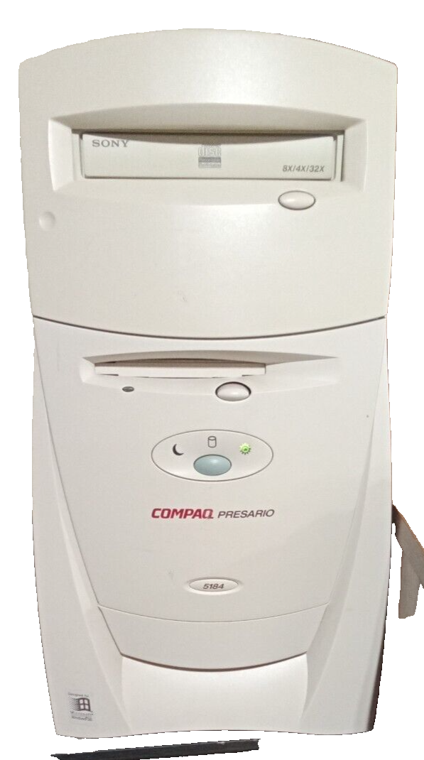 Vintage Compaq Presario 5184 Desktop Industrial/Gaming Computer | eBay