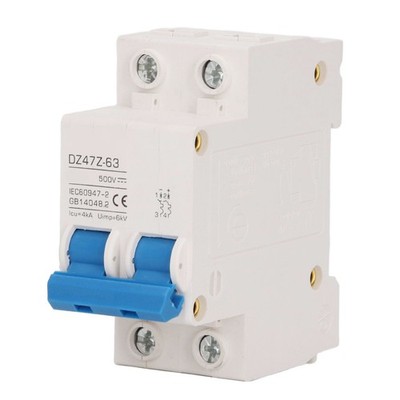 New (25A)2P DC Mini Circuit Breaker Quick Trip 4kA Icu Small Circuit ...