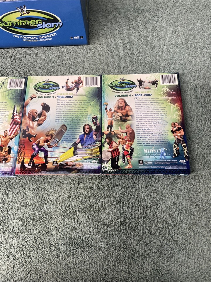 WWE: SummerSlam: The Complete Anthology (DVD, 2008, 20-Disc Set ...