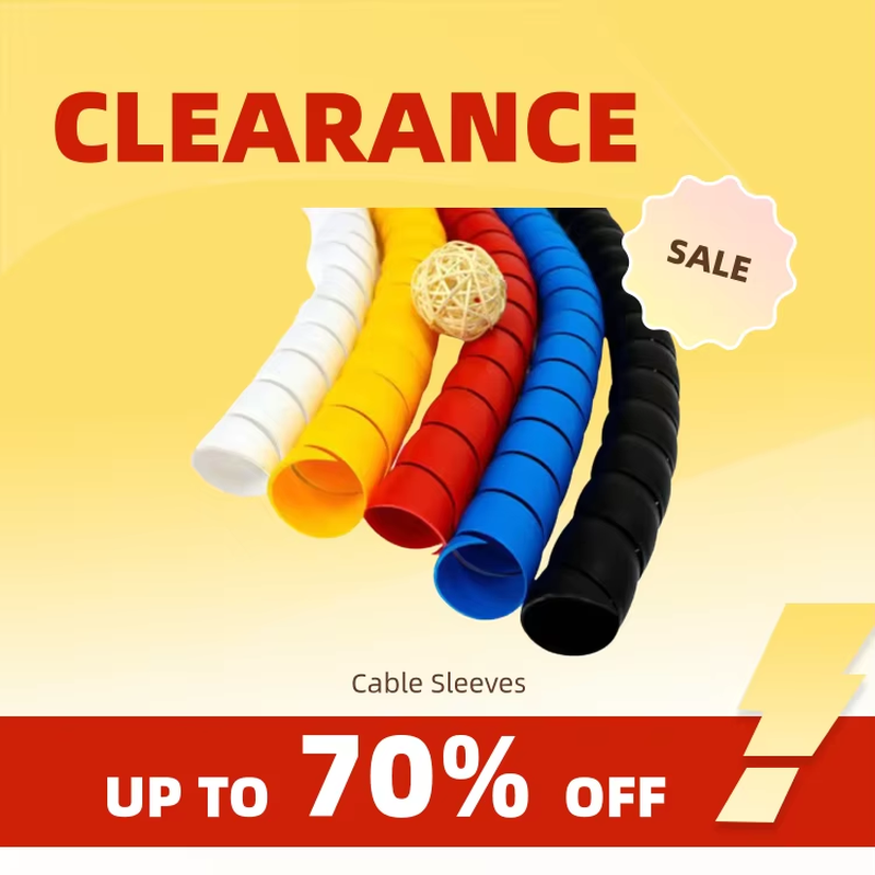 Flexible Spiral Cable Sleeve 2M Wire Organizer Protector 8-10mm UK | eBay