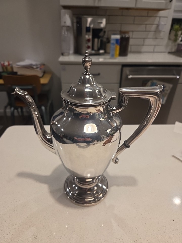 Vintage Wallace Sterling Silver 2 3/4 Pint Coffee Pot "Coventry ...