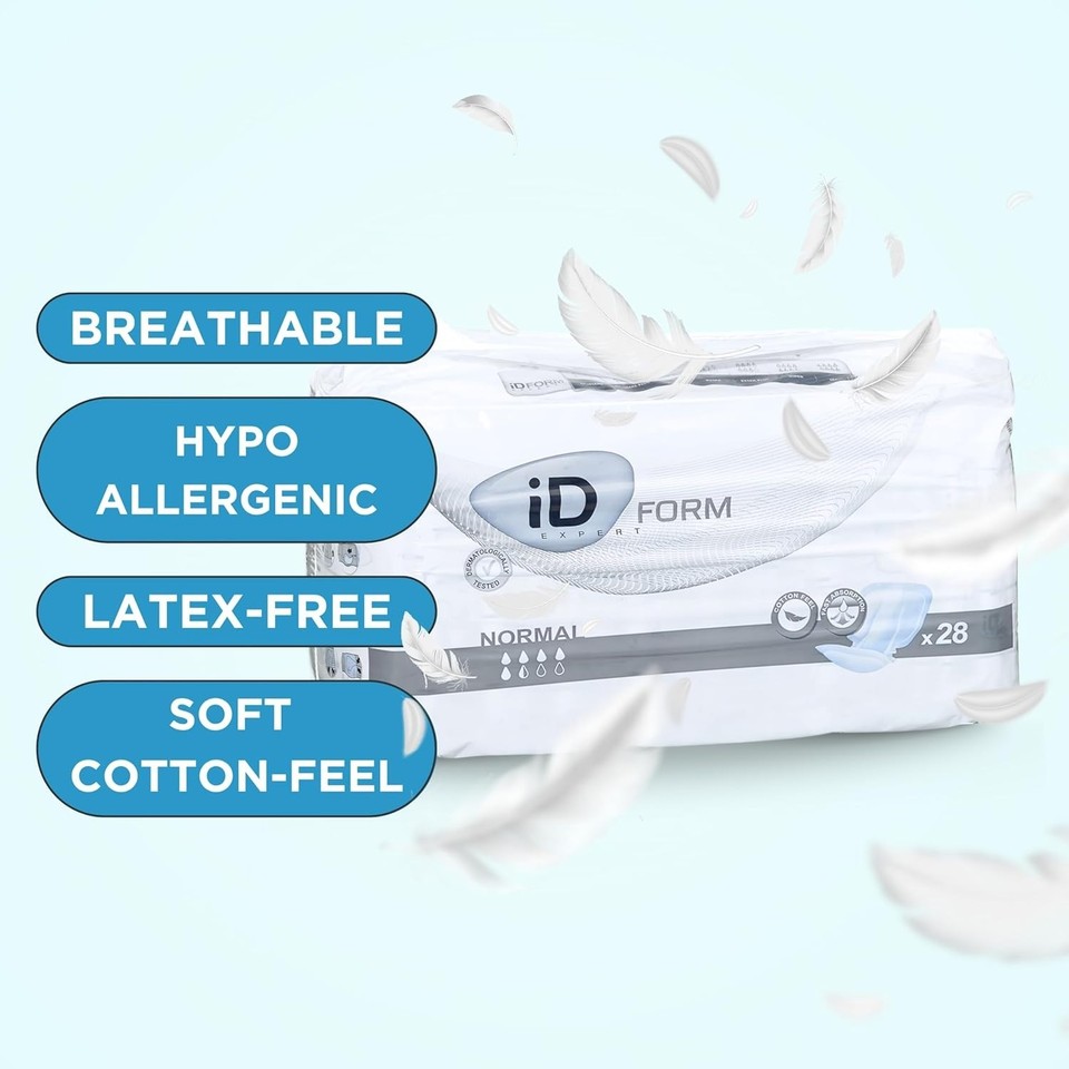 Form Disposable Incontinence Pad – Super Absorbent, Discreet Design ...