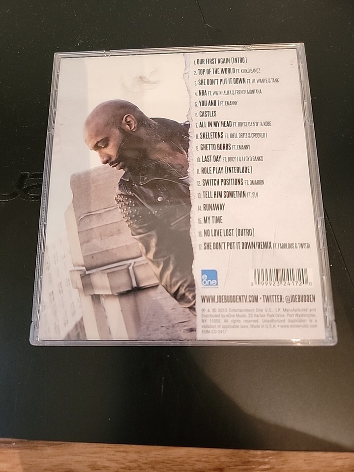 Joe Budden - No Love Lost - Album CD 2013 VGC-HTF- 17 Tracks ...