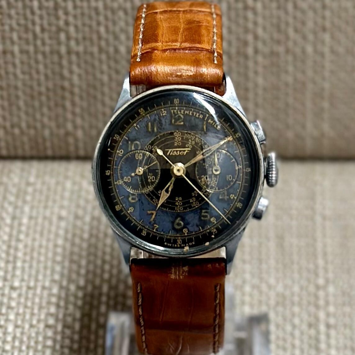 Tissot Chronograph w/ Very Rare Tropicalized Dial Men's Watch - $50K ...