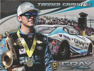 2017 Tanner Gray Valvoline "2nd issued" Chevy Camaro Pro Stock NHRA ...