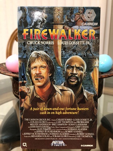Firewalker [VHS 1987] Starring Chuck Norris & Louis Gossett, Jr ...