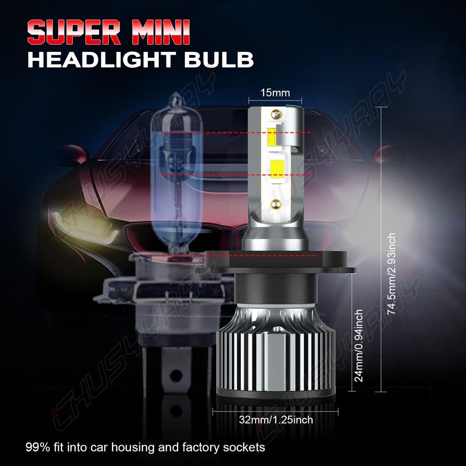 Ultra Brite LED headlight bulb for Yamaha XSR700 2018 motorcycle 12v 60 ...
