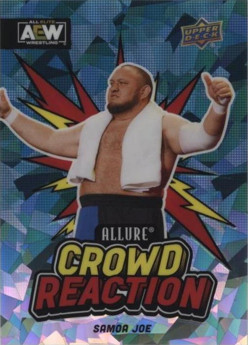 2024 Upper Deck Allure Aew - Crowd Reaction Samoa Joe #CR-13 Green ...