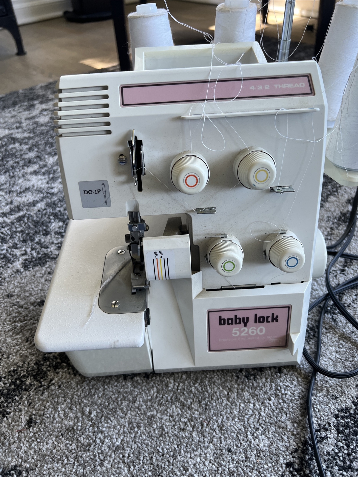 Juki Baby Lock 5260 Serger Sewing Machine Vintage Japan RARE READ! | eBay