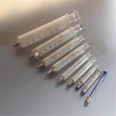 Glass Syringe Luer Lock Head From 1ml to 100ml Reusable Glass Injector ...