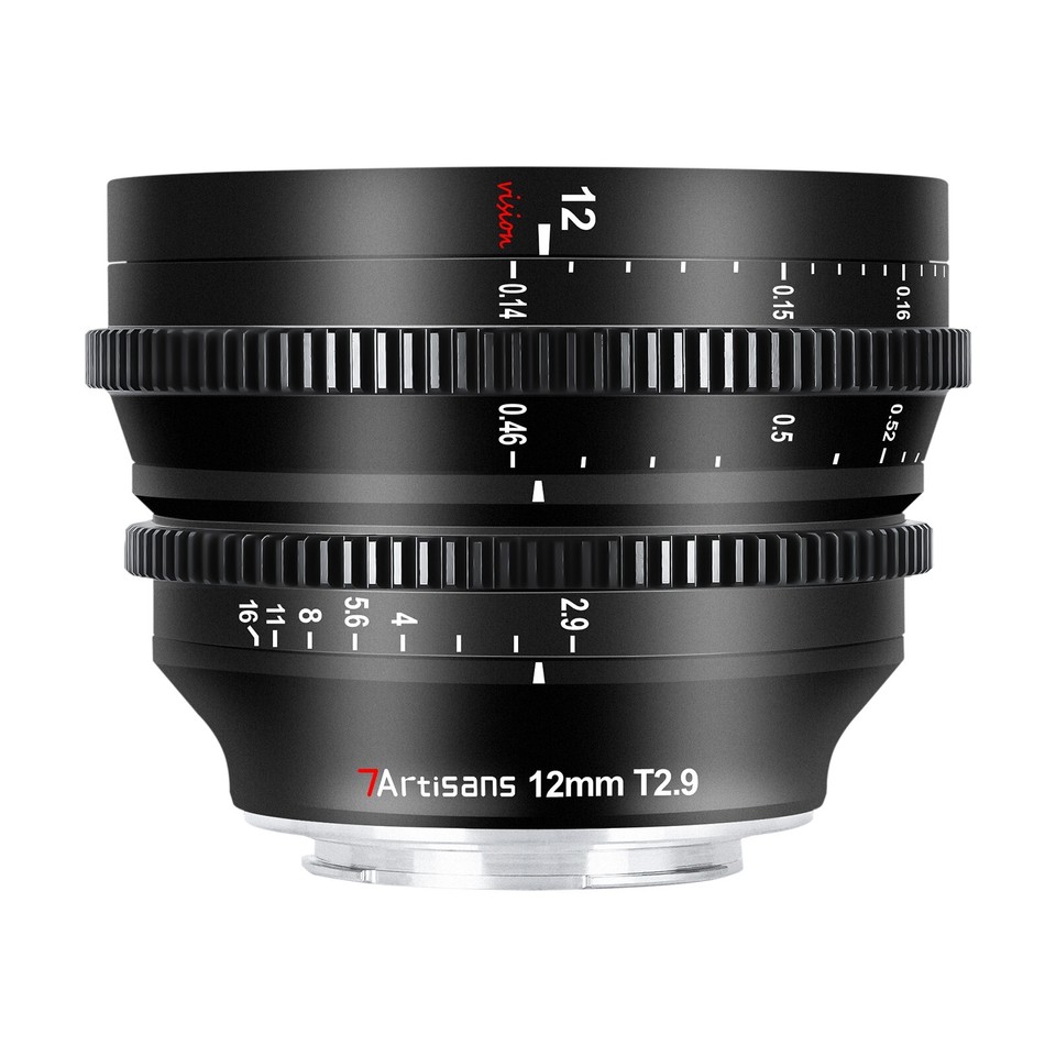 7Artisans 12mm T2.9 Super Wide Angle Large aperture Cine Lens For E/RF ...